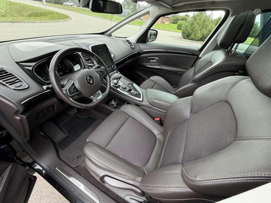 Melns Renault Espace 2019 Šauļi, ar dzinēja tilpumu 2.00 L un nobraukumu 211 tūkst. km par 12650 €, foto 11 vietnē AUTOMOTO.COM.LV