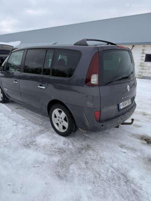 Black Renault Espace 2009 in Kaunas, with an engine capacity of 2.00 L and mileage of 260 thousand km for 2700 €, photo 3 on AUTOMOTO.COM.LV