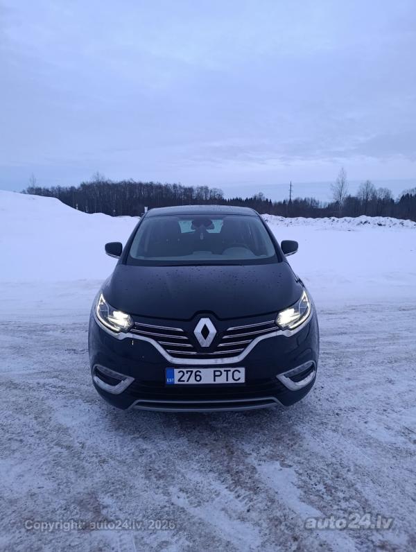 Melns Renault Espace 2015 Paide, ar dzinēja tilpumu 1.60 L un nobraukumu 182 tūkst. km par 11500 €, foto 1 vietnē AUTOMOTO.COM.LV