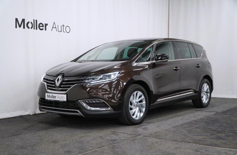 Black Renault Espace 2015 in Tallinn, with an engine capacity of 1.60 L and mileage of 196 thousand km for 10900 €, photo 1 on AUTOMOTO.COM.LV