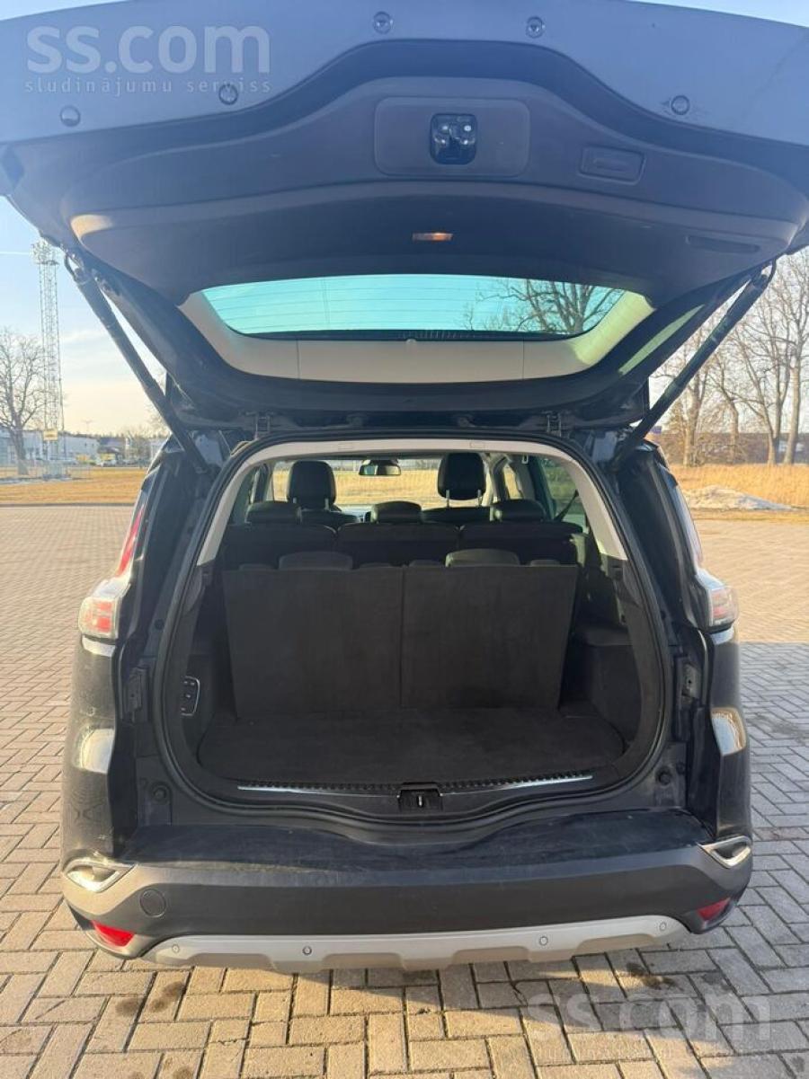 Melns Renault Espace 2015 Valmiera, ar dzinēja tilpumu 1.60 L un nobraukumu 310 tūkst. km par 8500 €, foto 8 vietnē AUTOMOTO.COM.LV