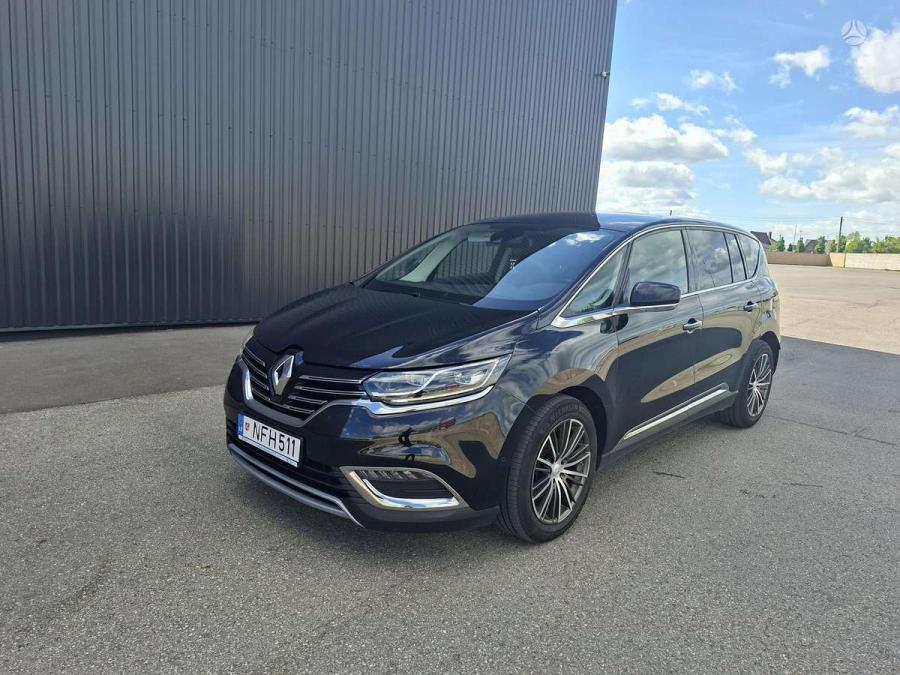 Melns Renault Espace 2015 Mažeikiai, ar dzinēja tilpumu 1.60 L un nobraukumu 253 tūkst. km par 6900 €, foto 1 vietnē AUTOMOTO.COM.LV
