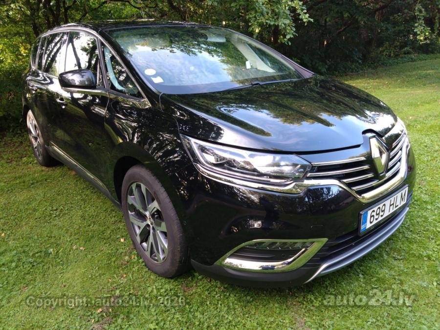 Black Renault Espace 2016 in Tartu, with an engine capacity of 1.60 L and mileage of 151 thousand km for 12000 €, photo 3 on AUTOMOTO.COM.LV