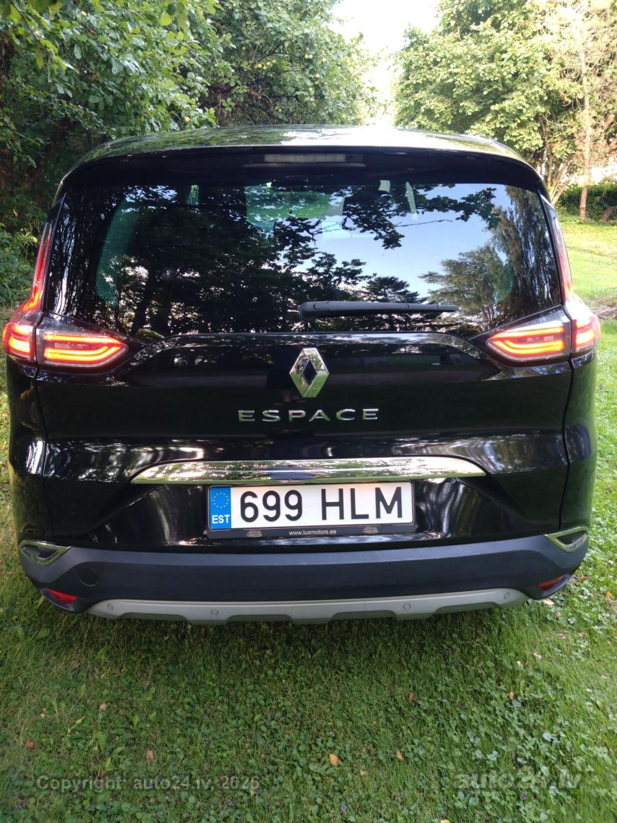 Black Renault Espace 2016 in Tartu, with an engine capacity of 1.60 L and mileage of 151 thousand km for 12000 €, photo 5 on AUTOMOTO.COM.LV