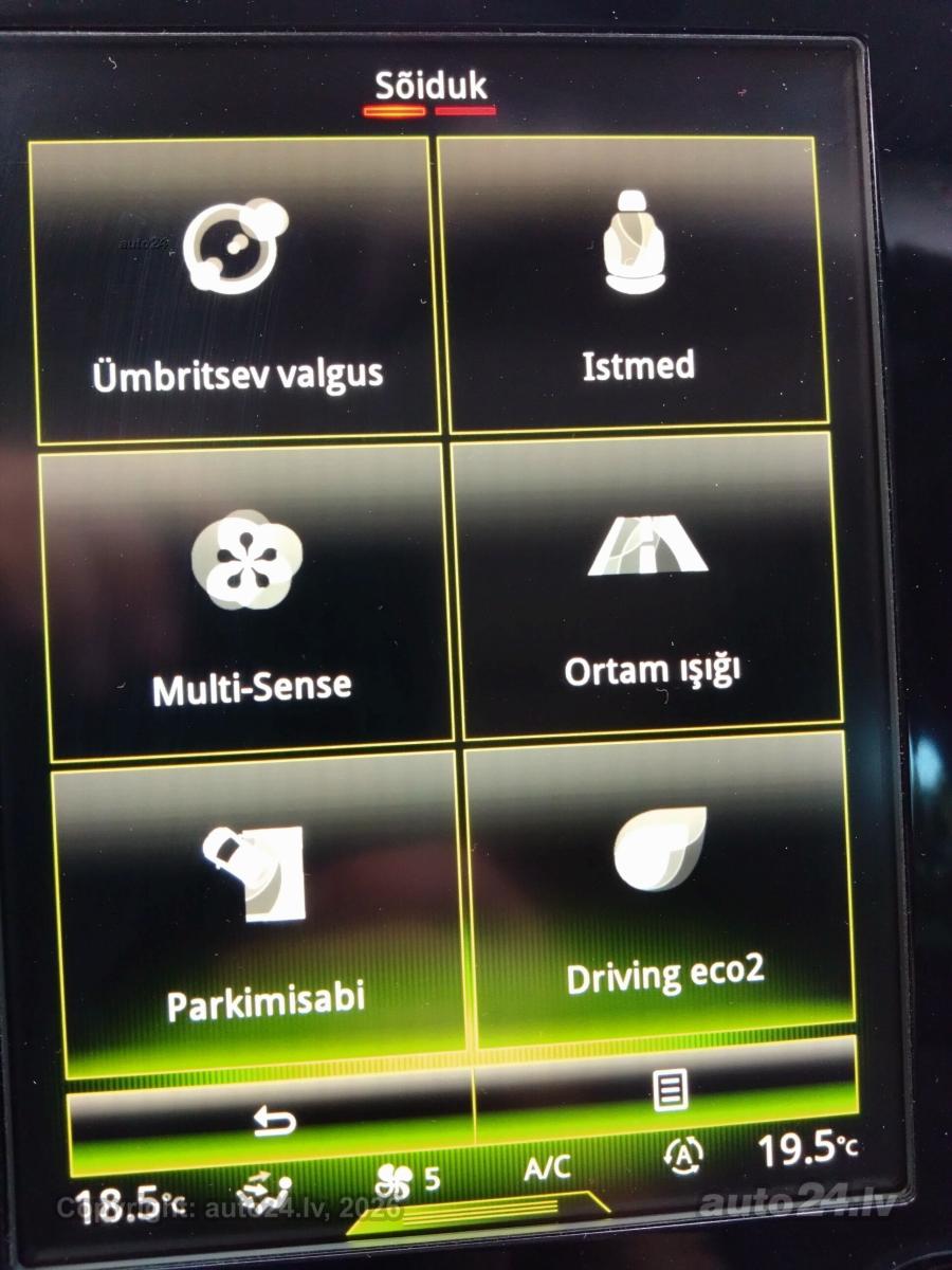 Black Renault Espace 2016 in Tartu, with an engine capacity of 1.60 L and mileage of 151 thousand km for 12000 €, photo 18 on AUTOMOTO.COM.LV