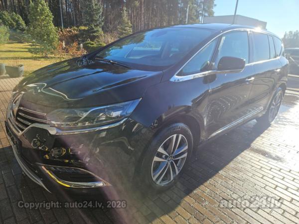 Black Renault Espace 2018 in Tartu, with an engine capacity of 1.60 L and mileage of 243 thousand km for 12790 €, photo 1 on AUTOMOTO.COM.LV