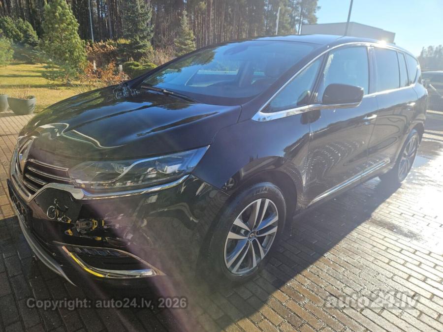 Black Renault Espace 2018 in Tartu, with an engine capacity of 1.60 L and mileage of 243 thousand km for 12790 €, photo 1 on AUTOMOTO.COM.LV