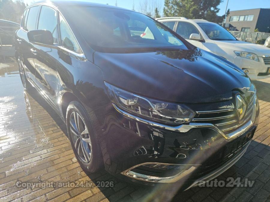 Black Renault Espace 2018 in Tartu, with an engine capacity of 1.60 L and mileage of 243 thousand km for 12790 €, photo 3 on AUTOMOTO.COM.LV