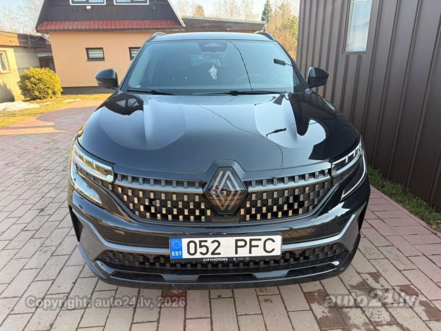 Black Renault Espace 2024 in Narva, with an engine capacity of 1.20 L and mileage of 11 thousand km for 40000 €, photo 1 on AUTOMOTO.COM.LV