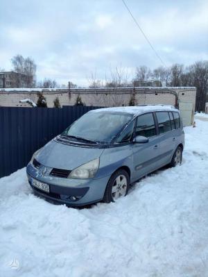 Blue Renault Espace 2003 in Kaunas, with an engine capacity of 2.00 L and mileage of 250 thousand km for 1200 €, photo  on AUTOMOTO.COM.LV
