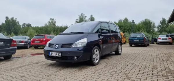 Zils Renault Espace 2004 Valmiera, ar dzinēja tilpumu 2.20 L un nobraukumu 259 tūkst. km par 1350 €, foto 7 vietnē AUTOMOTO.COM.LV