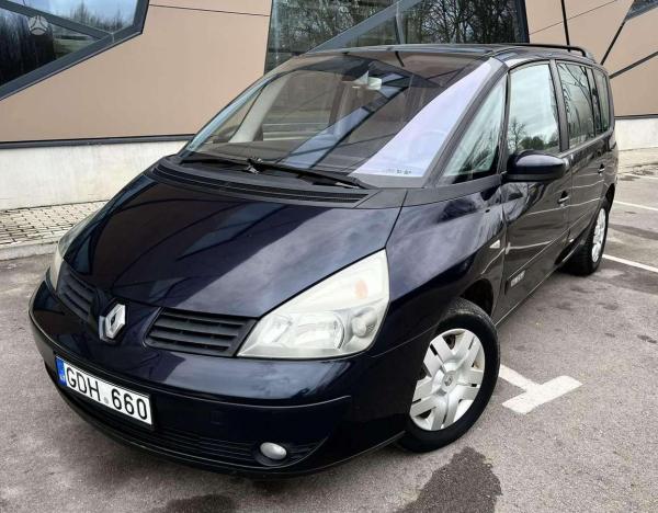 Blue Renault Espace 2005 in Siauliai, with an engine capacity of 1.90 L and mileage of 300 thousand km for 1750 €, photo 4 on AUTOMOTO.COM.LV