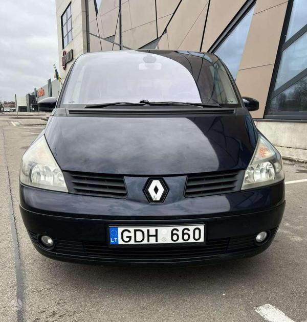 Blue Renault Espace 2005 in Siauliai, with an engine capacity of 1.90 L and mileage of 300 thousand km for 1750 €, photo 7 on AUTOMOTO.COM.LV