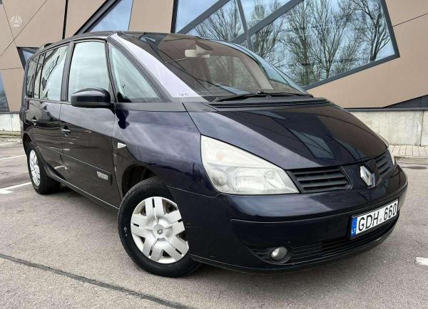 Blue Renault Espace 2005 in Siauliai, with an engine capacity of 1.90 L and mileage of 300 thousand km for 1750 €, photo 9 on AUTOMOTO.COM.LV