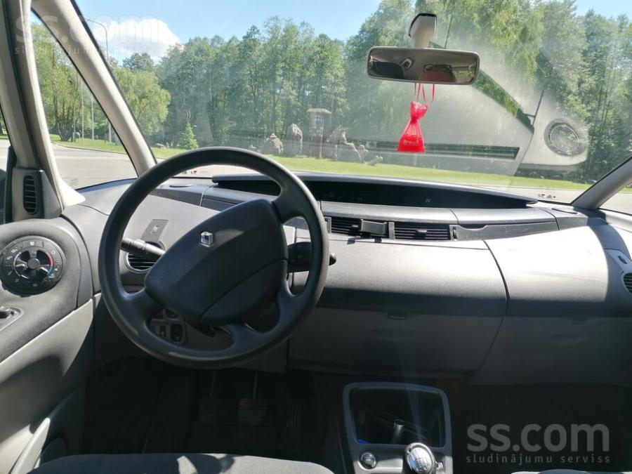 Blue Renault Espace 2007 in Riga, with an engine capacity of 1.90 L and mileage of 239 thousand km for 1850 €, photo 3 on AUTOMOTO.COM.LV