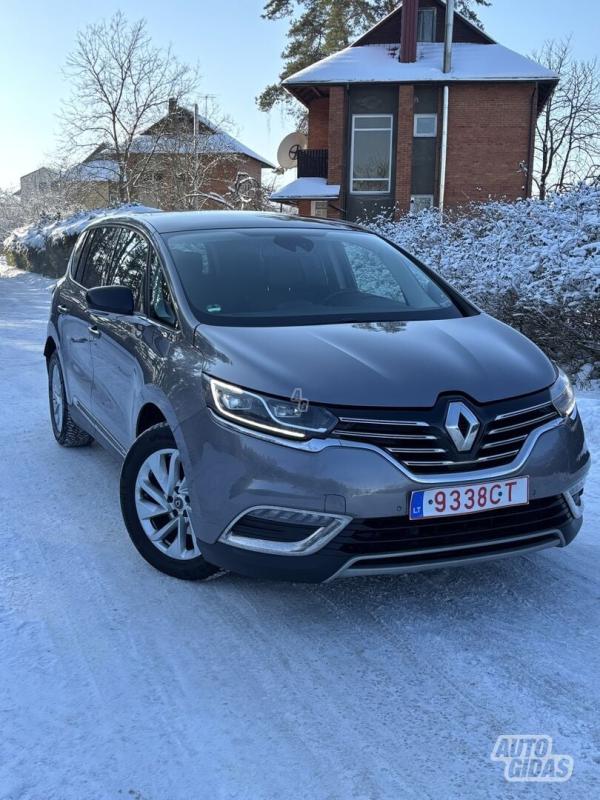 Zils Renault Espace 2016 Druskininkai, ar dzinēja tilpumu 1.60 L un nobraukumu 263 tūkst. km par 8850 €, foto 2 vietnē AUTOMOTO.COM.LV