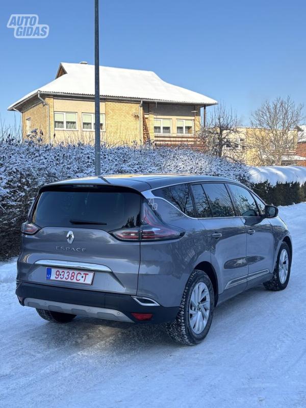Zils Renault Espace 2016 Druskininkai, ar dzinēja tilpumu 1.60 L un nobraukumu 263 tūkst. km par 8850 €, foto 4 vietnē AUTOMOTO.COM.LV