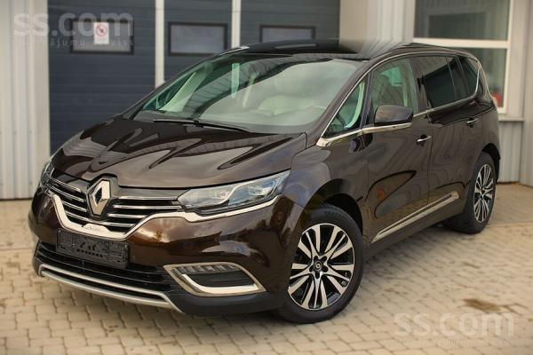 Brown Renault Espace 2018 in Riga, with an engine capacity of 1.60 L and mileage of 0 thousand km for 14650 €, photo 1 on AUTOMOTO.COM.LV