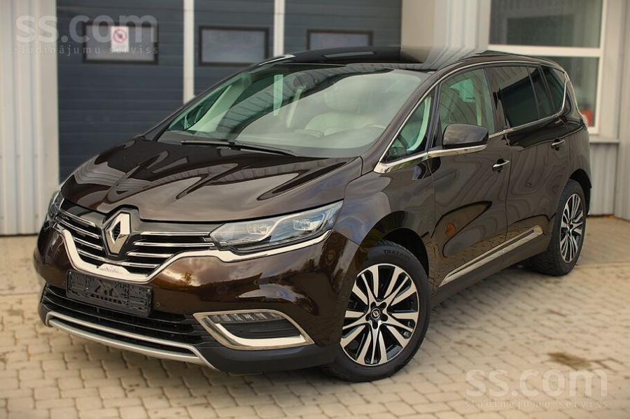 Brown Renault Espace 2018 in Riga, with an engine capacity of 1.60 L and mileage of 0 thousand km for 14650 €, photo 1 on AUTOMOTO.COM.LV