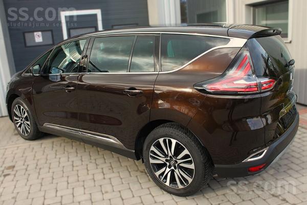 Brown Renault Espace 2018 in Riga, with an engine capacity of 1.60 L and mileage of 0 thousand km for 14650 €, photo 2 on AUTOMOTO.COM.LV