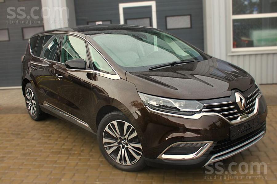 Brown Renault Espace 2018 in Riga, with an engine capacity of 1.60 L and mileage of 0 thousand km for 14650 €, photo 6 on AUTOMOTO.COM.LV