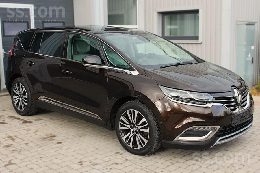 Brown Renault Espace 2018 in Riga, with an engine capacity of 1.60 L and mileage of 0 thousand km for 14650 €, photo 9 on AUTOMOTO.COM.LV