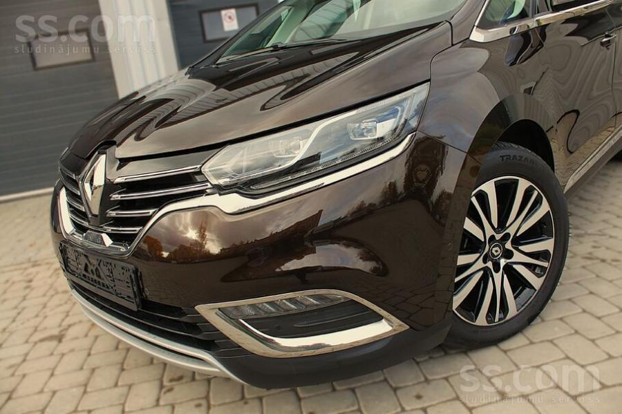 Brown Renault Espace 2018 in Riga, with an engine capacity of 1.60 L and mileage of 0 thousand km for 14650 €, photo 12 on AUTOMOTO.COM.LV