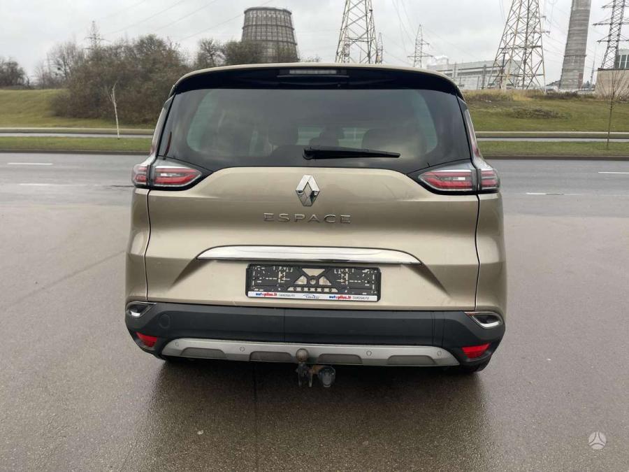 Brown Renault Espace 2015 in Kaunas, with an engine capacity of 1.60 L and mileage of 216 thousand km for 7950 €, photo 11 on AUTOMOTO.COM.LV