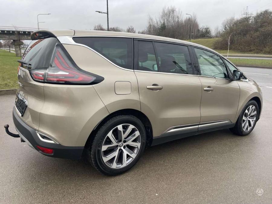 Brown Renault Espace 2015 in Kaunas, with an engine capacity of 1.60 L and mileage of 216 thousand km for 7950 €, photo 14 on AUTOMOTO.COM.LV