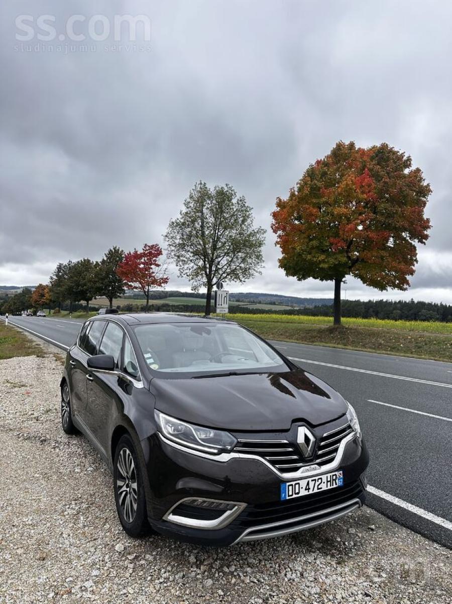Brown Renault Espace 2015 in Riga, with an engine capacity of 1.60 L and mileage of 221 thousand km for 10900 €, photo 34 on AUTOMOTO.COM.LV