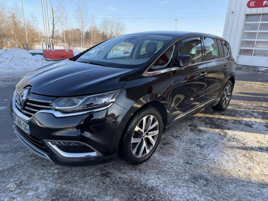 Brown Renault Espace 2015 in Taurage, with an engine capacity of 1.60 L and mileage of 96 thousand km for 7900 €, photo 1 on AUTOMOTO.COM.LV