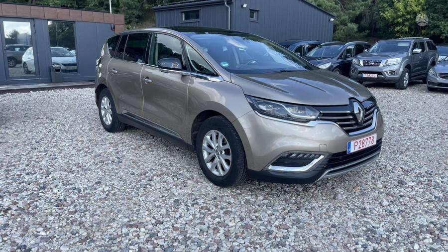 Brown Renault Espace 2015 in Kaunas, with an engine capacity of 1.60 L and mileage of 290 thousand km for 5950 €, photo 4 on AUTOMOTO.COM.LV