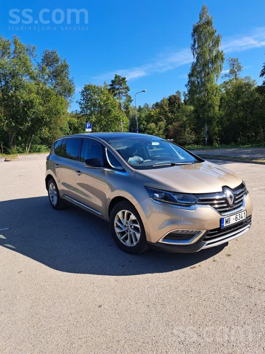 Brown Renault Espace 2016 in Dobele, with an engine capacity of 1.60 L and mileage of 255 thousand km for 9200 €, photo 5 on AUTOMOTO.COM.LV