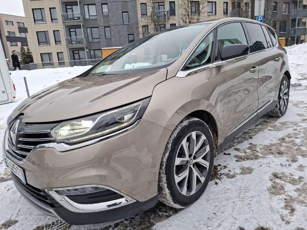 Brown Renault Espace 2016 in Vilnius, with an engine capacity of 1.60 L and mileage of 230 thousand km for 8500 €, photo 6 on AUTOMOTO.COM.LV