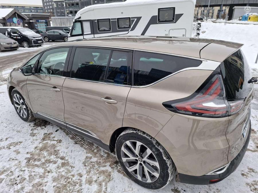 Brūns Renault Espace 2016 Viļņa, ar dzinēja tilpumu 1.60 L un nobraukumu 230 tūkst. km par 8500 €, foto 7 vietnē AUTOMOTO.COM.LV
