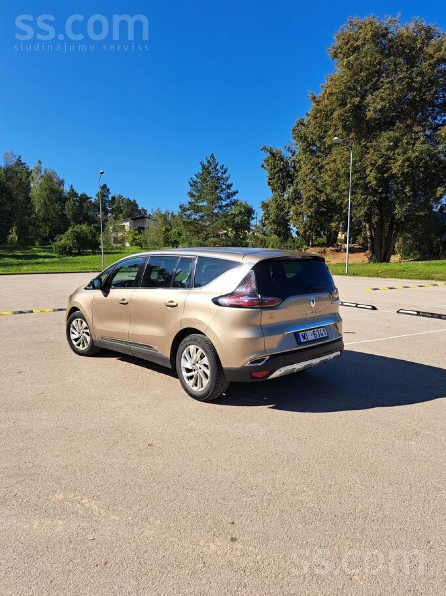 Brūns Renault Espace 2016 Dobele, ar dzinēja tilpumu 1.60 L un nobraukumu 255 tūkst. km par 8900 €, foto 3 vietnē AUTOMOTO.COM.LV