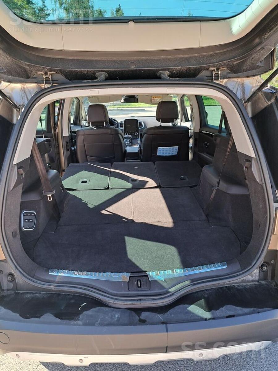 Brūns Renault Espace 2016 Dobele, ar dzinēja tilpumu 1.60 L un nobraukumu 255 tūkst. km par 8900 €, foto 14 vietnē AUTOMOTO.COM.LV