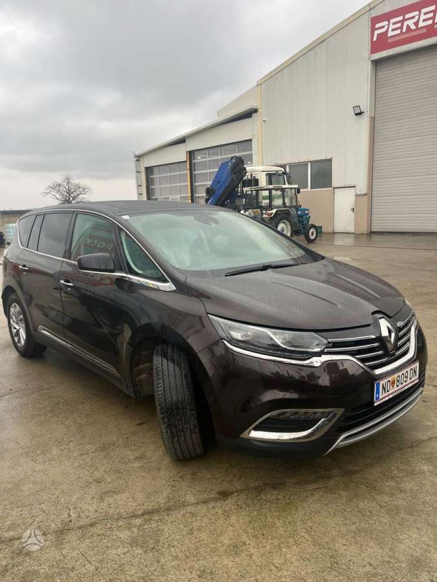 Brūns Renault Espace 2016 Kauņa, ar dzinēja tilpumu 1.60 L un nobraukumu 173 tūkst. km par 4900 €, foto 1 vietnē AUTOMOTO.COM.LV