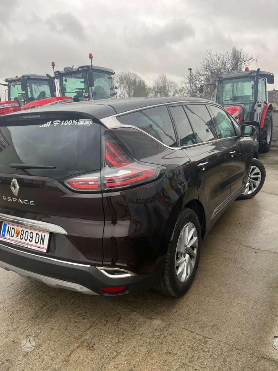 Brūns Renault Espace 2016 Kauņa, ar dzinēja tilpumu 1.60 L un nobraukumu 173 tūkst. km par 4900 €, foto 5 vietnē AUTOMOTO.COM.LV