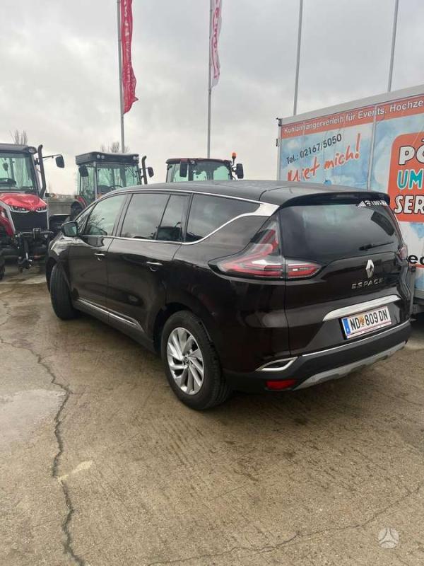 Brūns Renault Espace 2016 Kauņa, ar dzinēja tilpumu 1.60 L un nobraukumu 173 tūkst. km par 4900 €, foto 5 vietnē AUTOMOTO.COM.LV