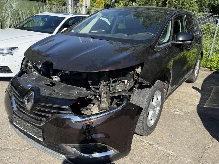 Brūns Renault Espace 2016 Kauņa, ar dzinēja tilpumu 1.60 L un nobraukumu 173 tūkst. km par 4900 €, foto 8 vietnē AUTOMOTO.COM.LV