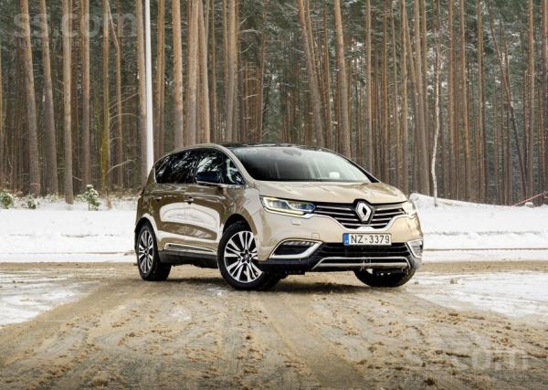 Brown Renault Espace 2017 in Riga, with an engine capacity of 1.60 L and mileage of 291 thousand km for 10990 €, photo 2 on AUTOMOTO.COM.LV