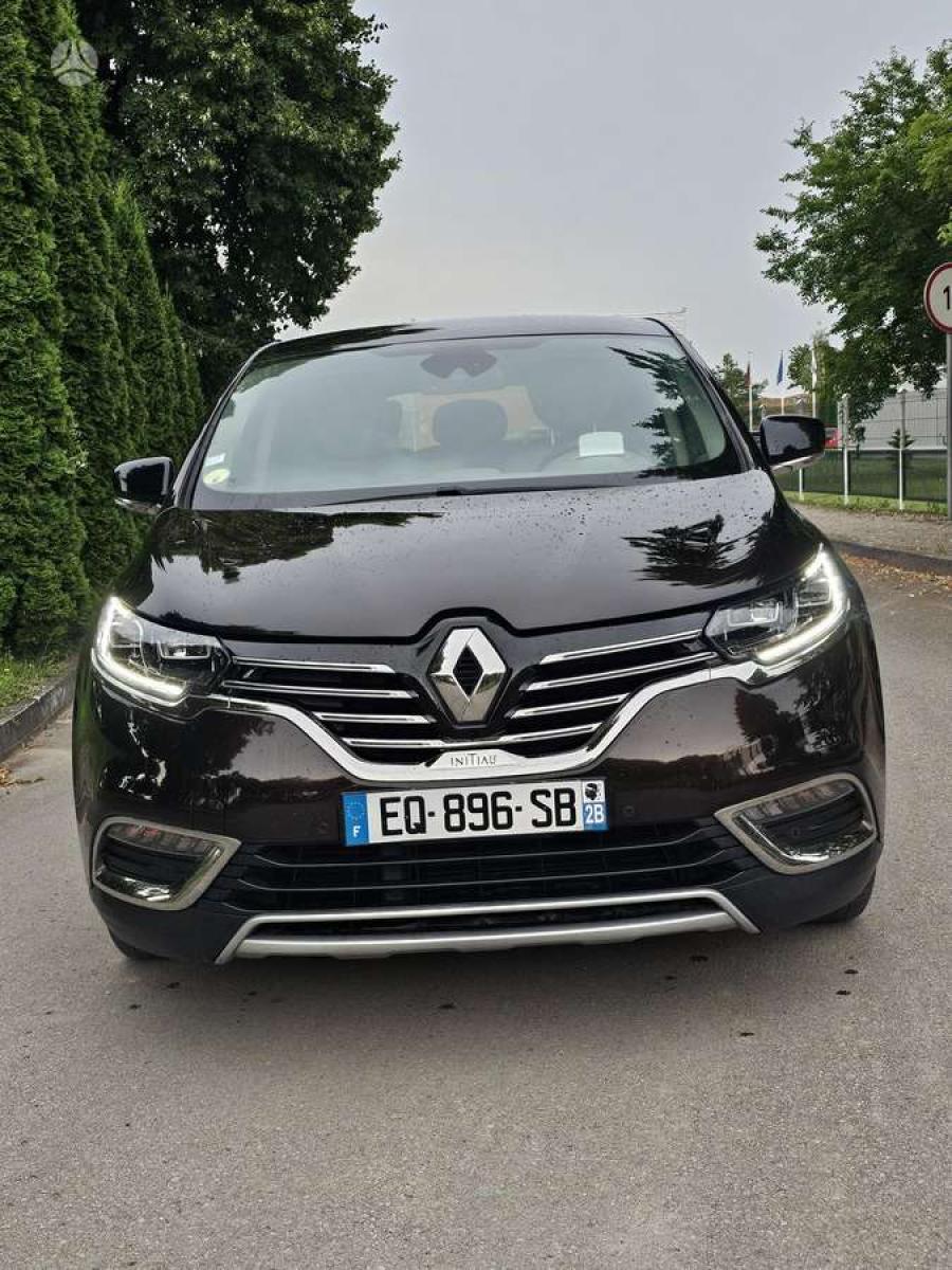 Brown Renault Espace 2017 in Taurage, with an engine capacity of 1.60 L and mileage of 227 thousand km for 8700 €, photo 3 on AUTOMOTO.COM.LV