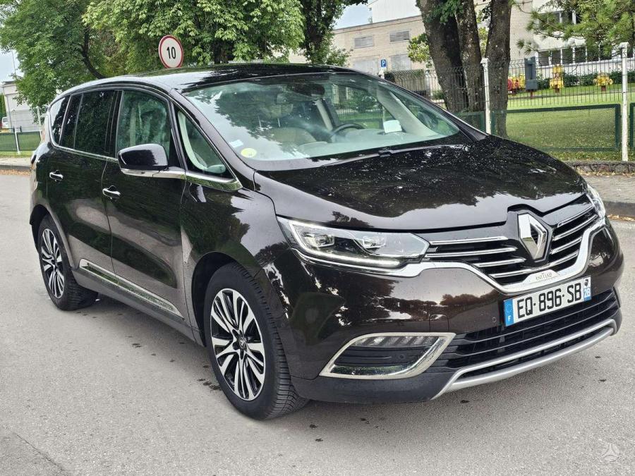 Brown Renault Espace 2017 in Taurage, with an engine capacity of 1.60 L and mileage of 227 thousand km for 8700 €, photo 4 on AUTOMOTO.COM.LV