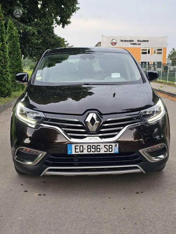 Brūns Renault Espace 2017 Tauragė, ar dzinēja tilpumu 1.60 L un nobraukumu 227 tūkst. km par 8700 €, foto 5 vietnē AUTOMOTO.COM.LV
