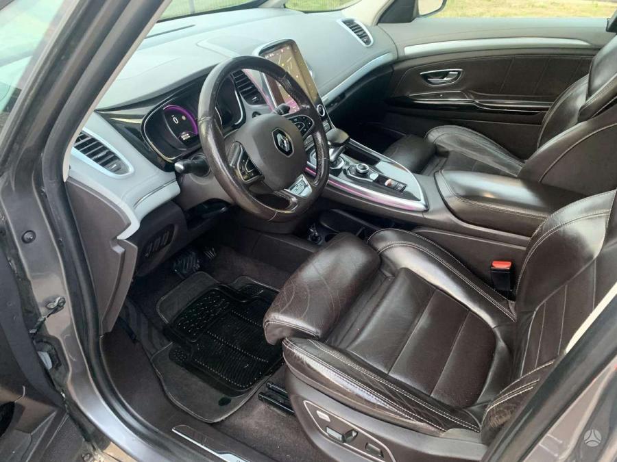 Brown Renault Espace 2017 in Vilnius, with an engine capacity of 1.60 L and mileage of 230 thousand km for 8450 €, photo 10 on AUTOMOTO.COM.LV