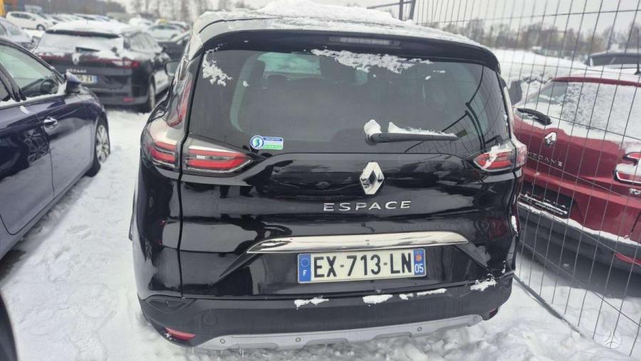 Brūns Renault Espace 2018 Marijampole, ar dzinēja tilpumu 1.60 L un nobraukumu 237 tūkst. km par 12687 €, foto 4 vietnē AUTOMOTO.COM.LV