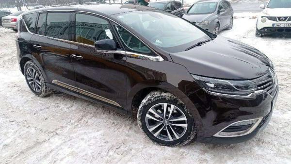 Brown Renault Espace 2018 in Kaunas, with an engine capacity of 1.60 L and mileage of 204 thousand km for 7400 €, photo 1 on AUTOMOTO.COM.LV