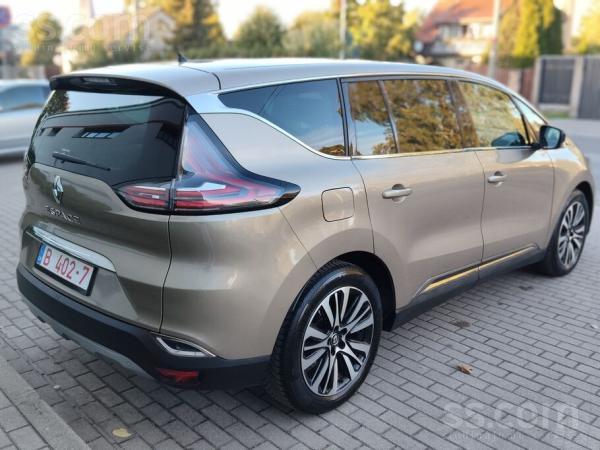Brown Renault Espace 2018 in Riga, with an engine capacity of 1.60 L and mileage of 193 thousand km for 12400 €, photo 6 on AUTOMOTO.COM.LV
