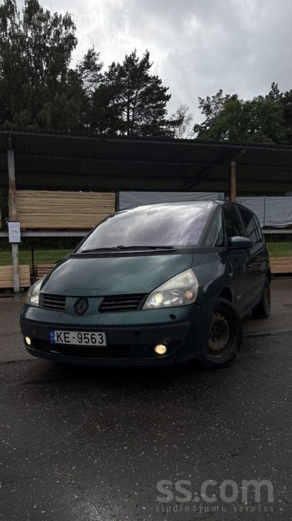 Zaļš Renault Espace 2003 Jūrmala, ar dzinēja tilpumu 1.90 L un nobraukumu 346 tūkst. km par 1300 €, foto 3 vietnē AUTOMOTO.COM.LV